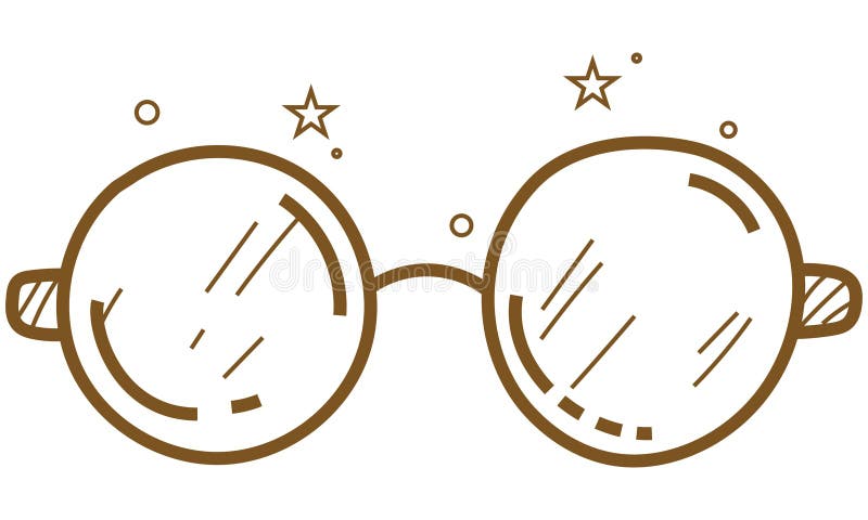 Magic Glasses - Vector Icon Stock Vector - Illustration of design ...