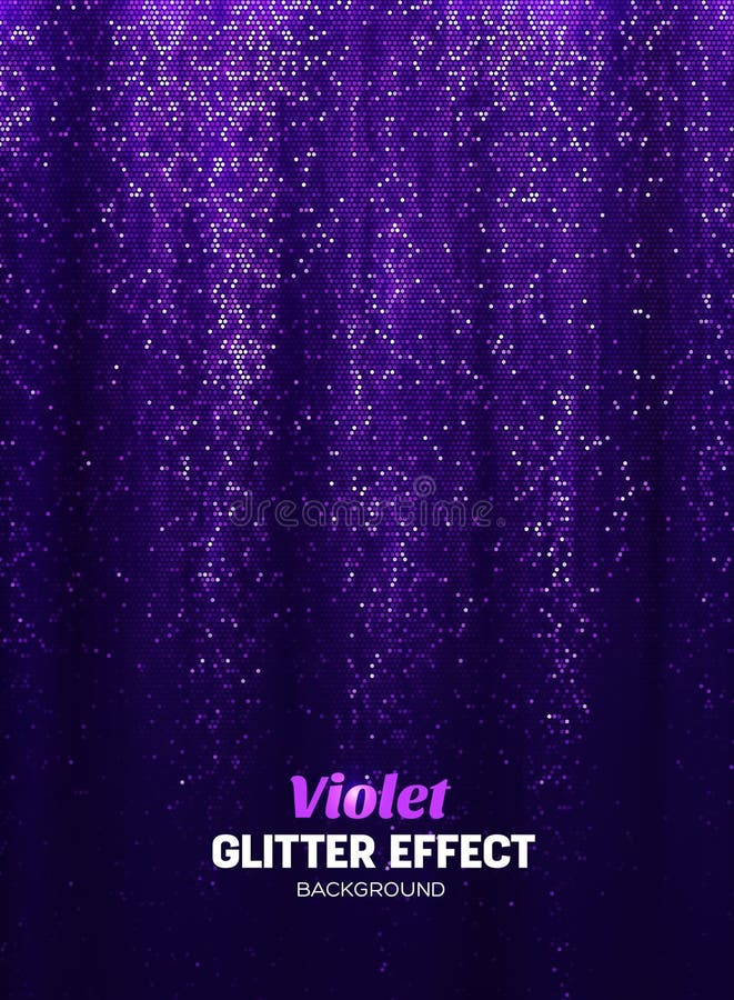 Magic Glitter Background in Purple Color. Poster Backdrop with Shine ...