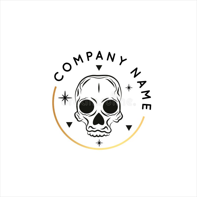 Magic Gold Logo. Mystical Composition. Boho Style and Esoteric. Stock ...