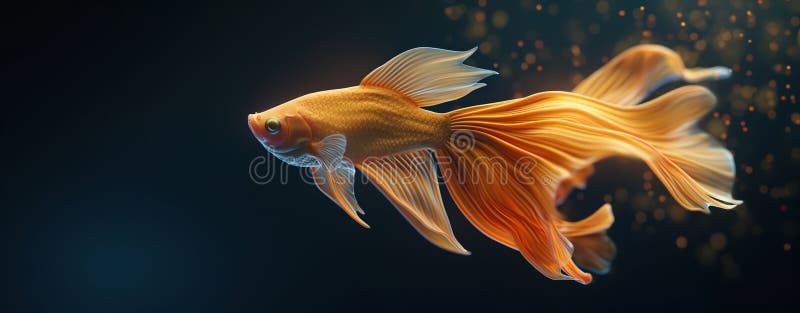 Magic Golden Fish stock photo. Image of animal, cute - 327414894