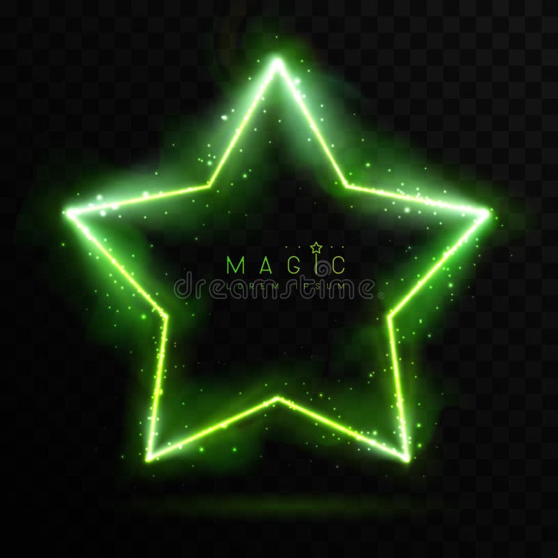 Magic Green Smoke, Neon Glowing 3d Obscure Substance, Plasma, Energy ...