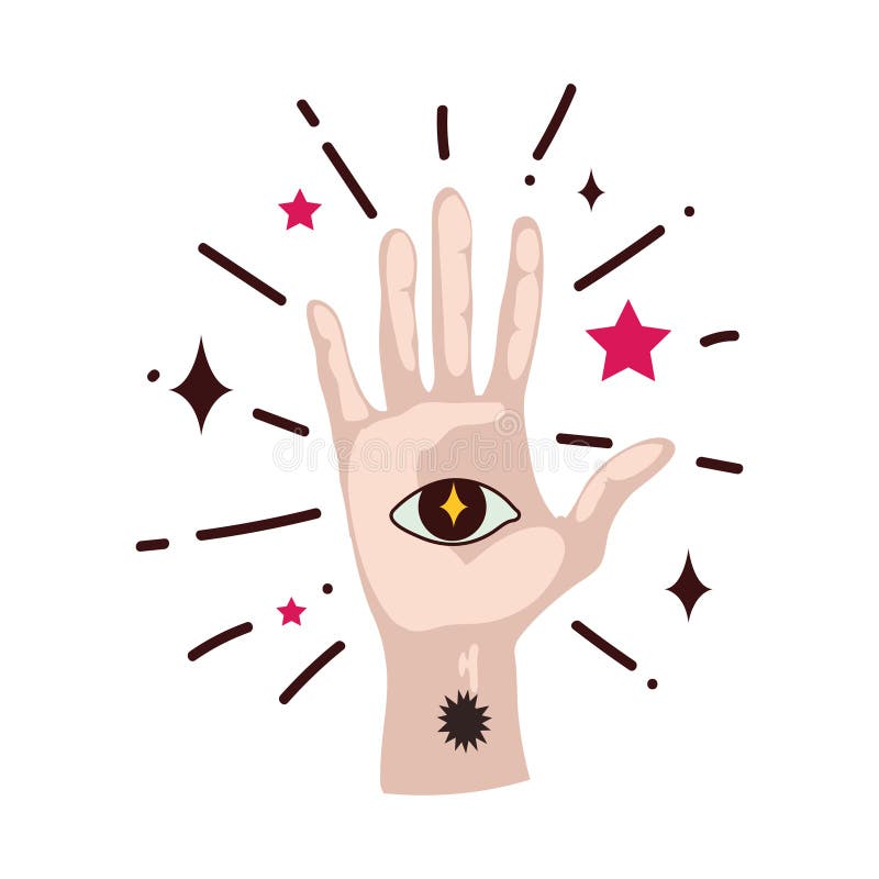Magic hand design stock vector. Illustration of esoteric - 290080534