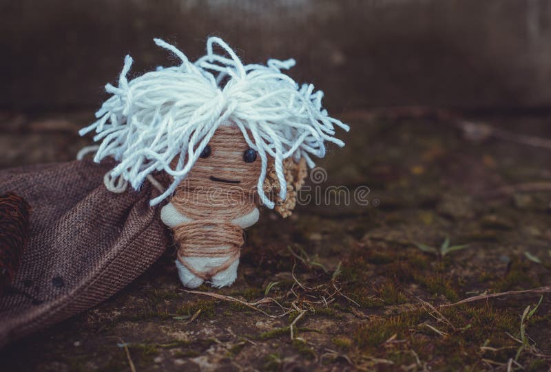 Magical Voodoo Doll, Esoteric and Magic Concept Stock Image - Image of ...