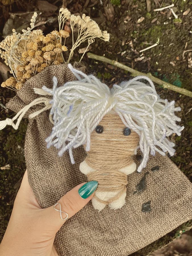 Magical Voodoo Doll, Esoteric and Magic Concept Stock Image - Image of ...