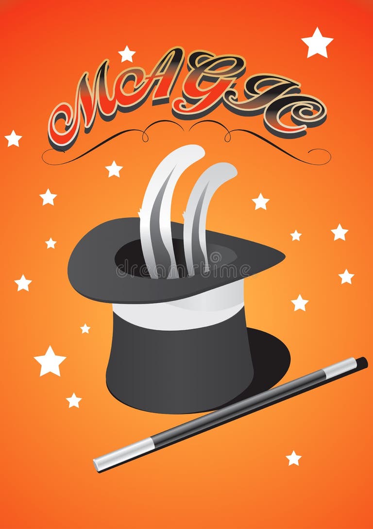 Magic Show Hat Gift Stock Illustrations – 391 Magic Show Hat Gift Stock ...