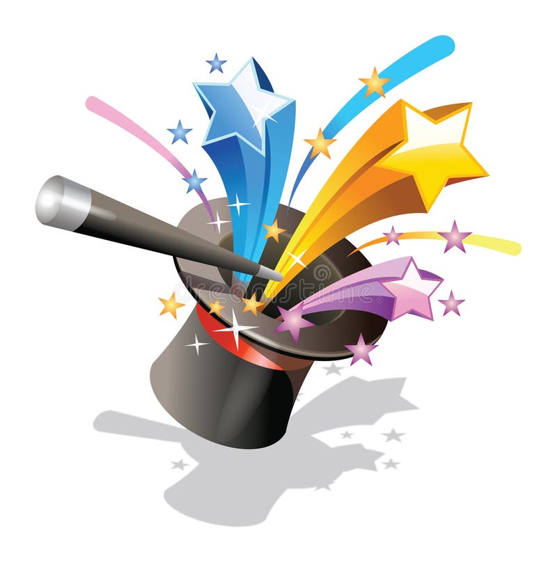 Magic words stock vector. Illustration of flying, learning - 12701068