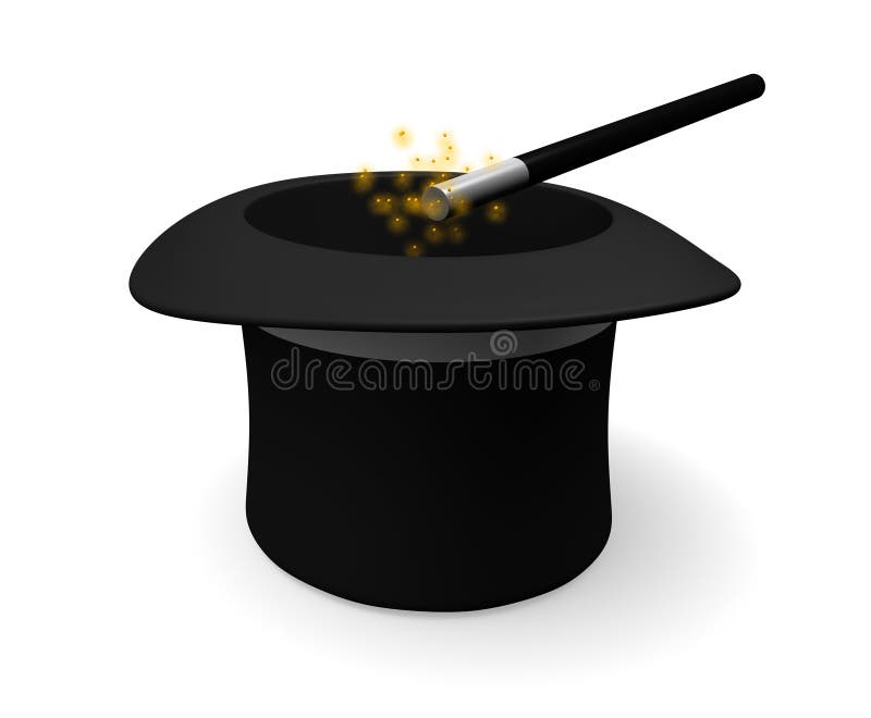 Magic Hat stock illustration. Illustration of wizard - 20634684