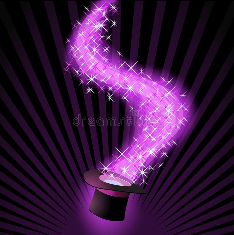 Magic Hat - Abstract Background Vector Stock Vector - Illustration of ...