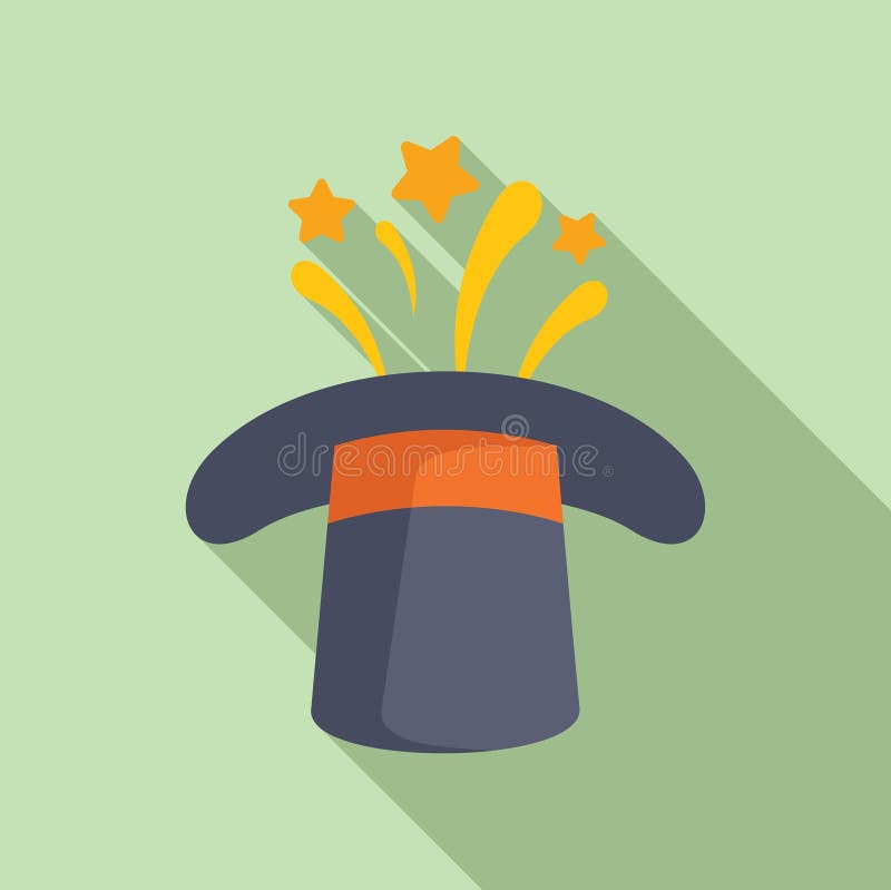 Magic Hat Erupting with Sparkles and Stars Illusion Stock Image - Image ...