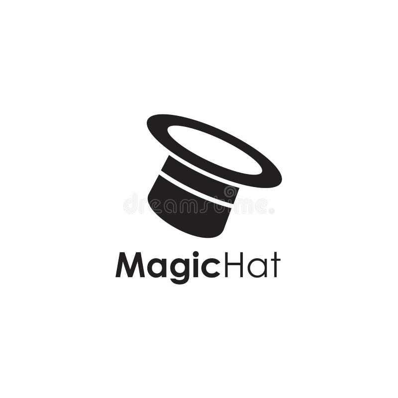 Magic Hat Logo Icon Design Template Stock Vector - Illustration of ...