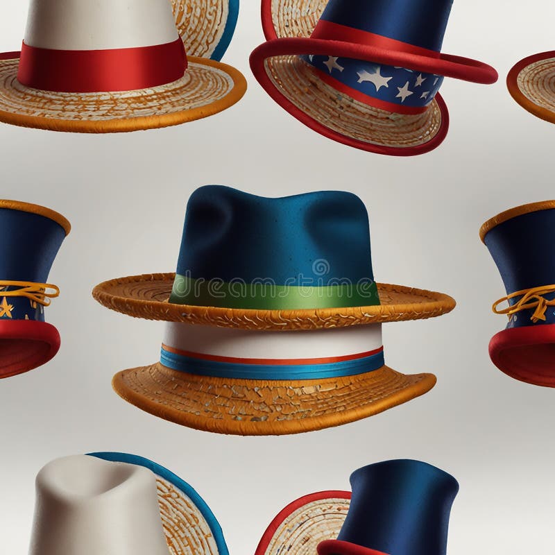 Magic Hat Pic in White Background. AI Generated Image. Stock ...