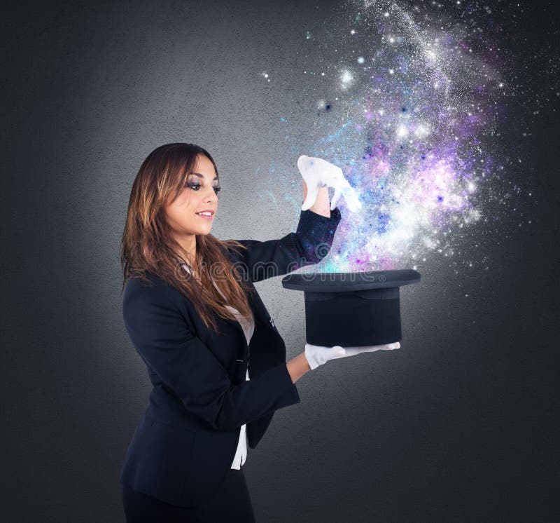 Magic hat stock image. Image of light, attractive, amaze - 51948973