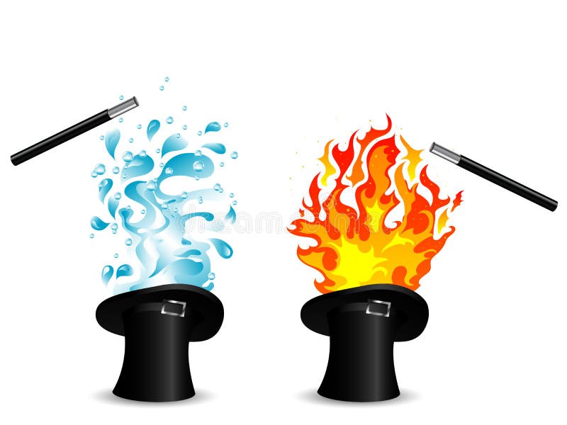 Magic hats stock vector. Illustration of orange, heat - 29157064