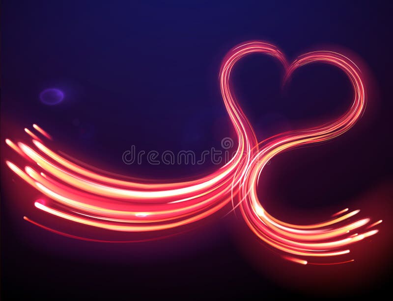 Magic heart shape stock vector. Illustration of design - 25254906
