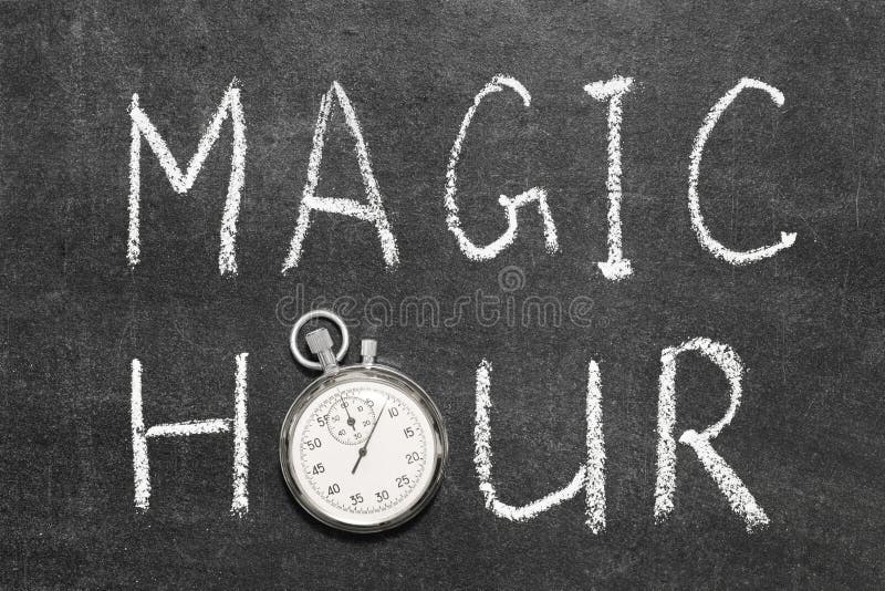 Magic hour stock photo. Image of magic, phrase, evening - 45859542