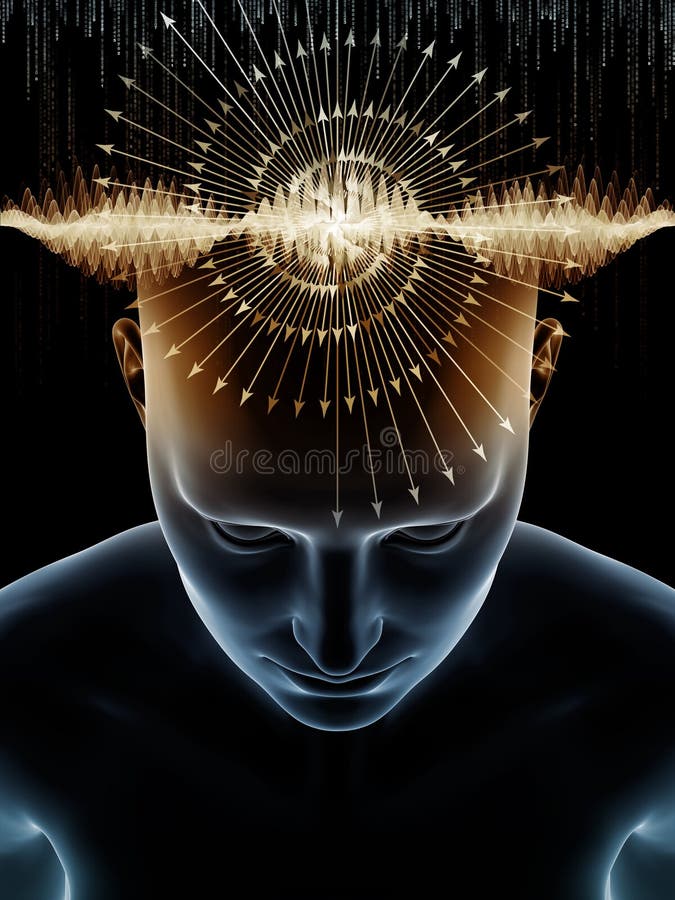 Magic of Human Mind stock illustration. Illustration of mind - 124108260