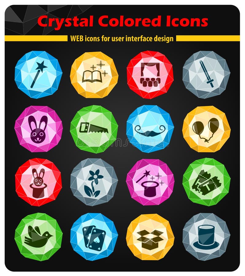 Magic icon set stock illustration. Illustration of love - 88113794