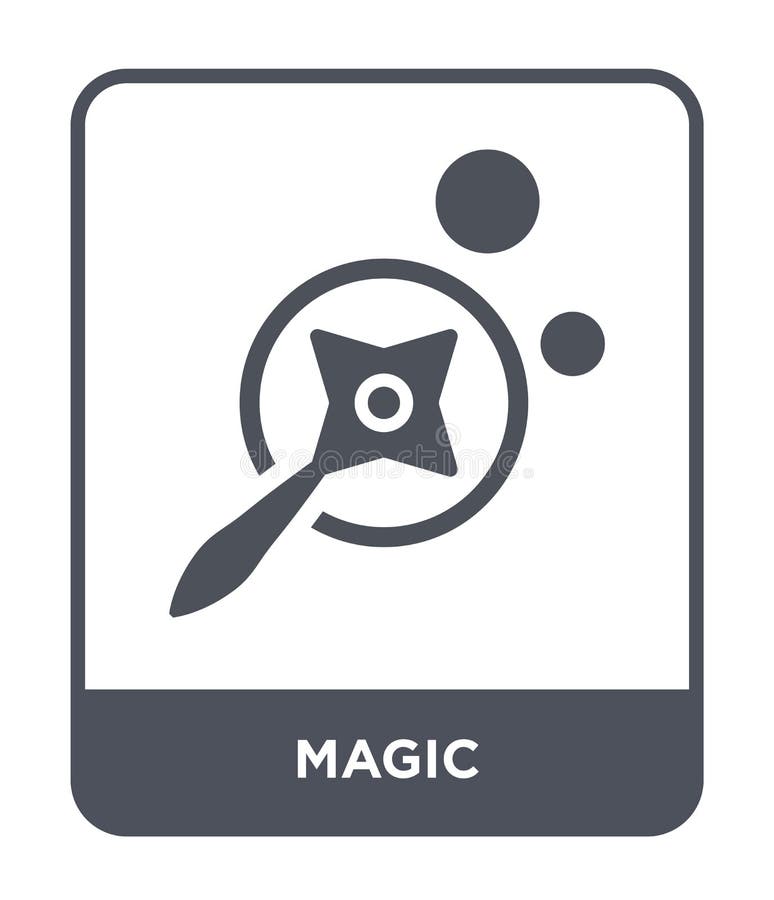 Magic Icon in Trendy Design Style. Magic Icon Isolated on White ...