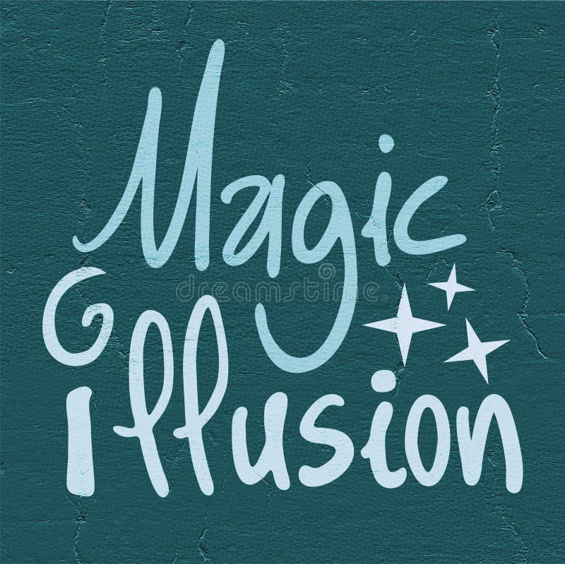 Magic illusion sign stock illustration. Illustration of imagination ...