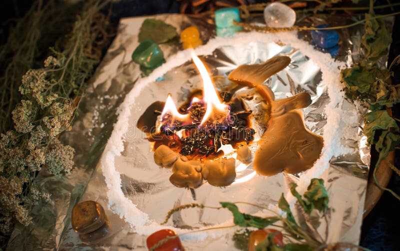 Magical Concept, Esoteric and Prediction Stock Photo - Image of fire ...