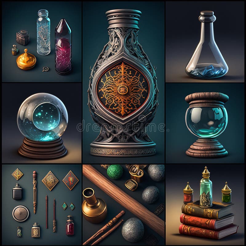 Mystic Items Stock Illustrations – 592 Mystic Items Stock Illustrations ...