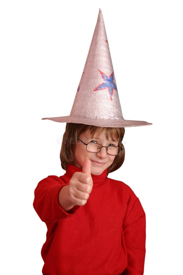 Magic Kid stock photo. Image of magician, isolated, girl - 557416