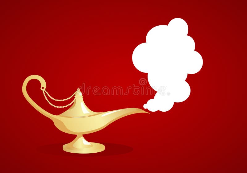 Aladdin s Magic Lamp stock vector. Illustration of aladdin - 11169476