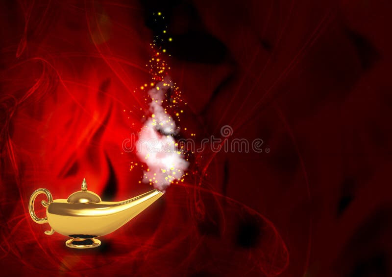 Magic lamp stock image. Image of light, genie, culture - 9141169