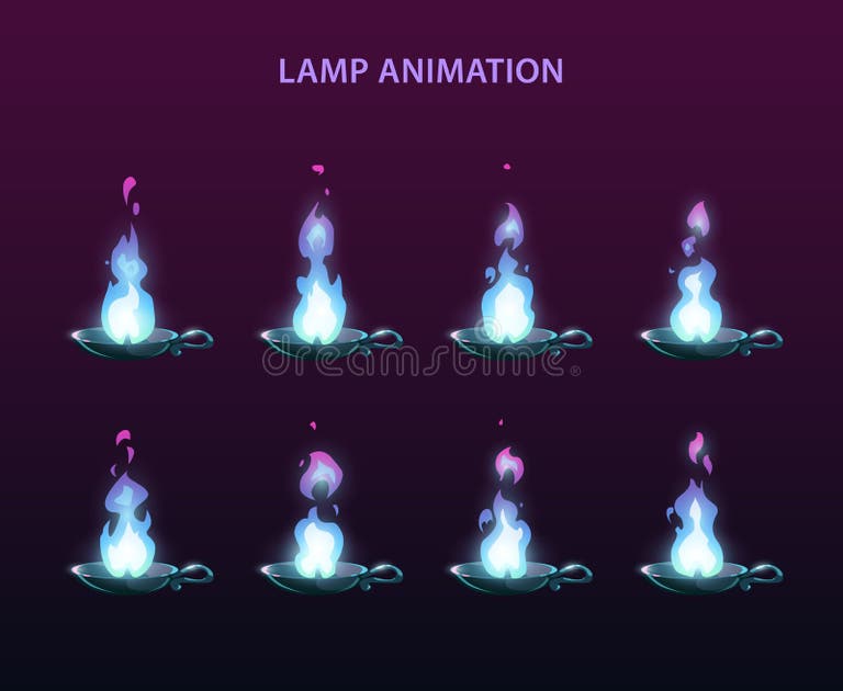 Magic Lamp Animation Sprites Stock Illustrations – 2 Magic Lamp ...