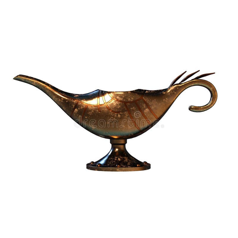 Magic lamp stock illustration. Illustration of magic - 67633960