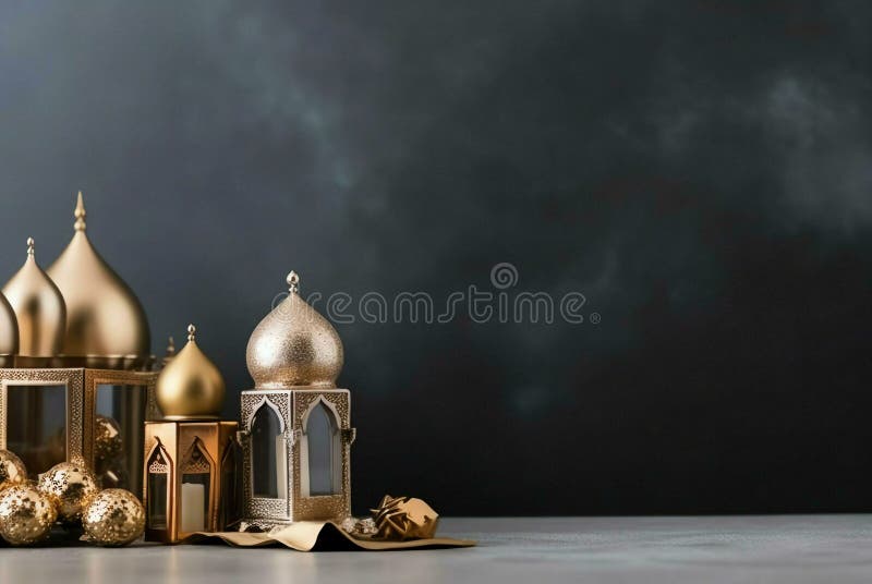 Magic Lamp on the Wall Magic Lamp in the Dark Stock Illustration ...