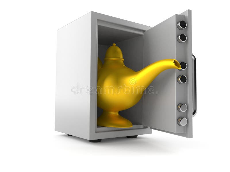 Aladdin Magic Lamp 3d Illustration Stock Illustrations – 255 Aladdin ...