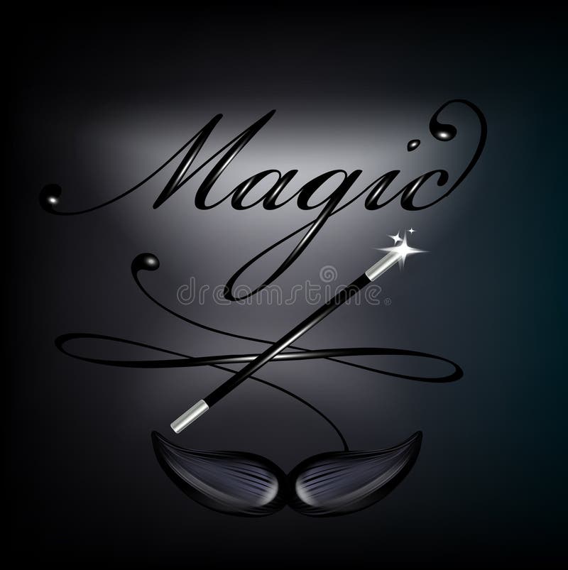Magic Lettering Handmade Calligraphy, Hand-drawn Text Vector ...