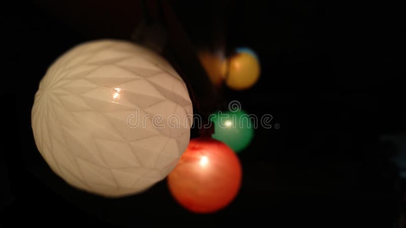 Magic Light Balls stock image. Image of black, dark - 118343993