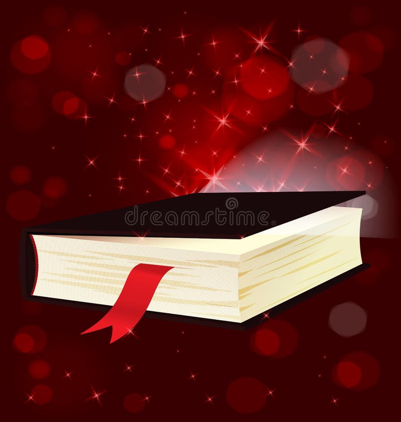 Magic light book vector stock vector. Illustration of library - 28471104