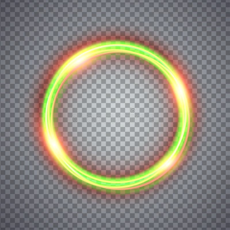 Magic light circle effect stock vector. Illustration of background ...
