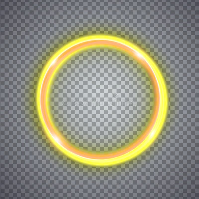 Magic light circle effect stock vector. Illustration of frame - 271868664