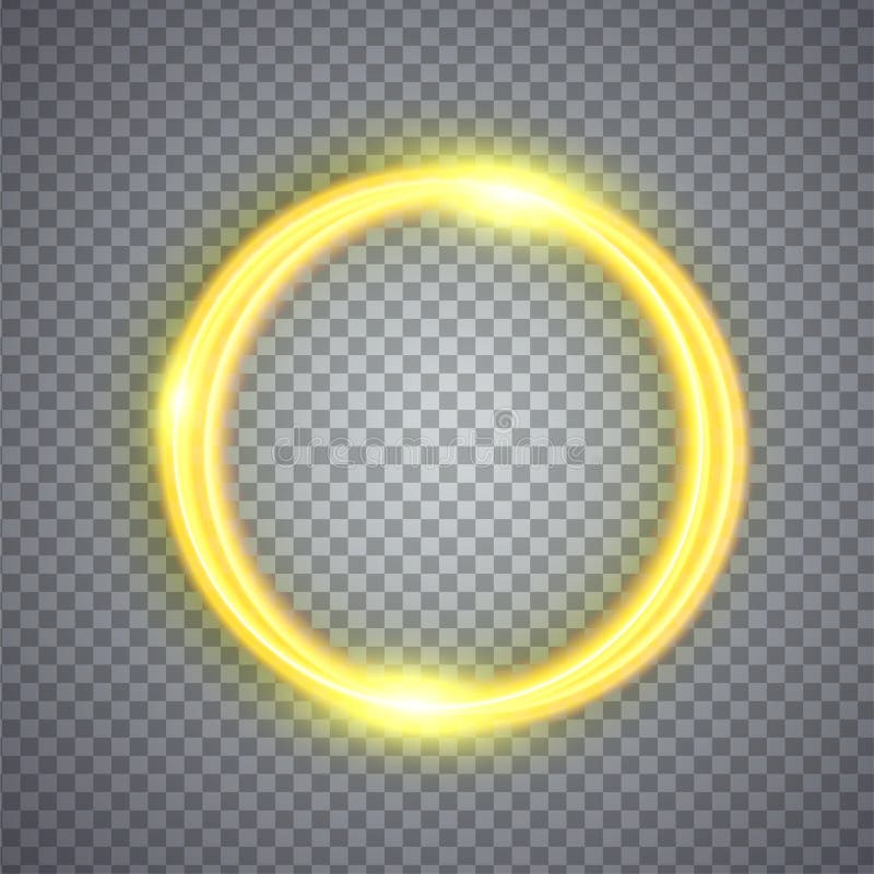 Magic light circle effect stock vector. Illustration of shine - 269287843