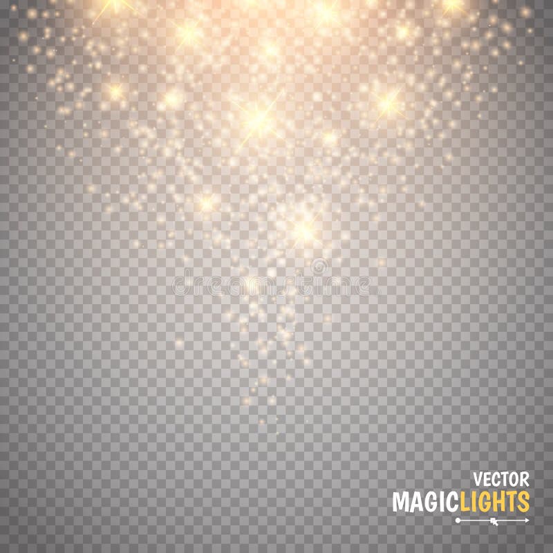 Magic Light Vector Effect. Glow Special Effect Light, Flare, Star and ...