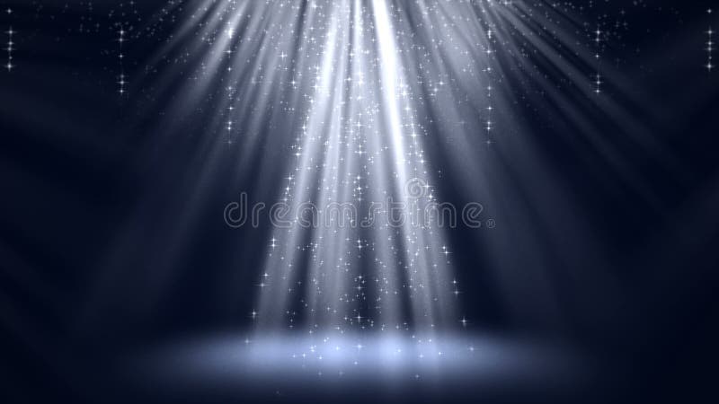 Magic Light Rays with Particles Animation Background. Stock Footage ...
