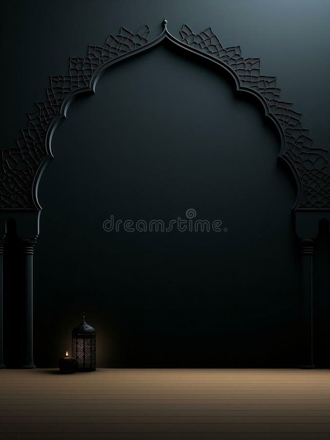 Background with a Frame Room with a Spotlight Magic Light Room Stock ...