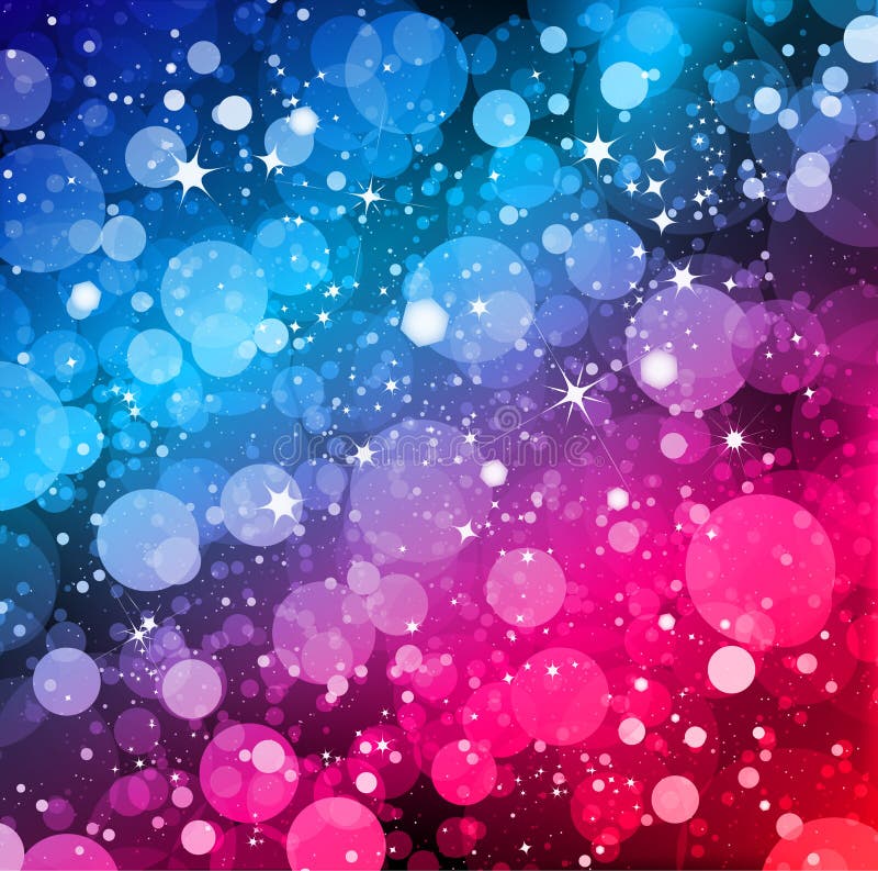 Magic Rainbow Lights Background Stock Vector - Illustration of element ...