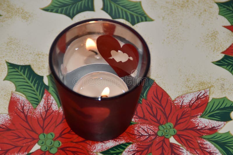 The Magic of a Little Candle Stock Image - Image of atmosphere ...