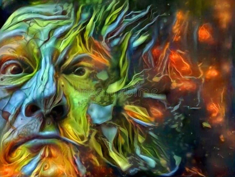 Magic man stock illustration. Illustration of alone - 189158771