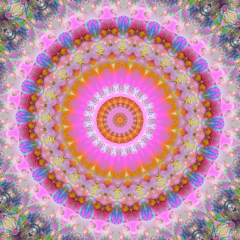 Magic mandala stock illustration. Illustration of meditation - 1299855