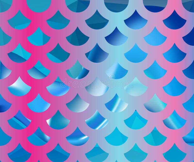 Blue Shining Mermaid Tail Background Stock Illustrations – 13 Blue ...