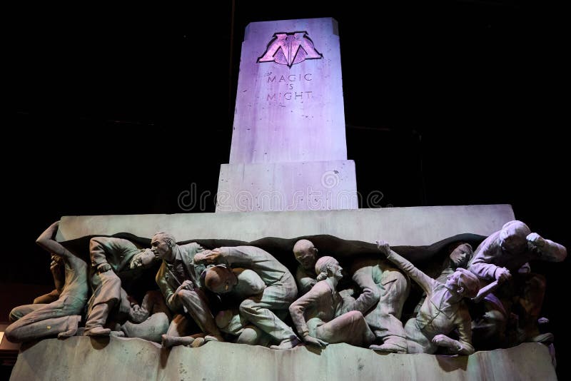 Magic is Might Stone Above People in Warner Bros Editorial Photography ...