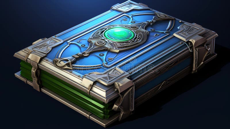 Image Open Antique Spell Book with Closed Wizard Diary. Magic Vintage ...