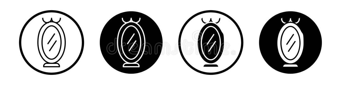 Magic Mirror Black White Stock Illustrations – 644 Magic Mirror Black ...