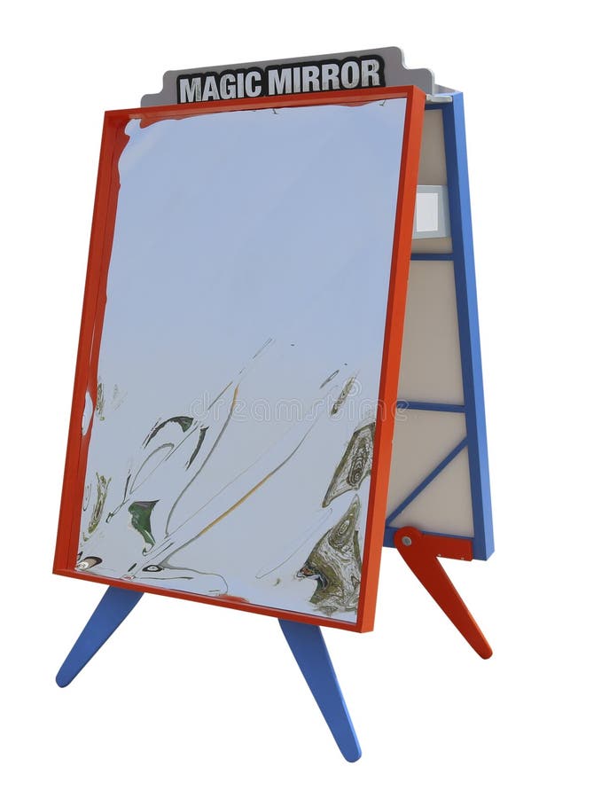 Magic Mirrors in a Bright Frame. Stock Photo - Image of mirror, bright ...